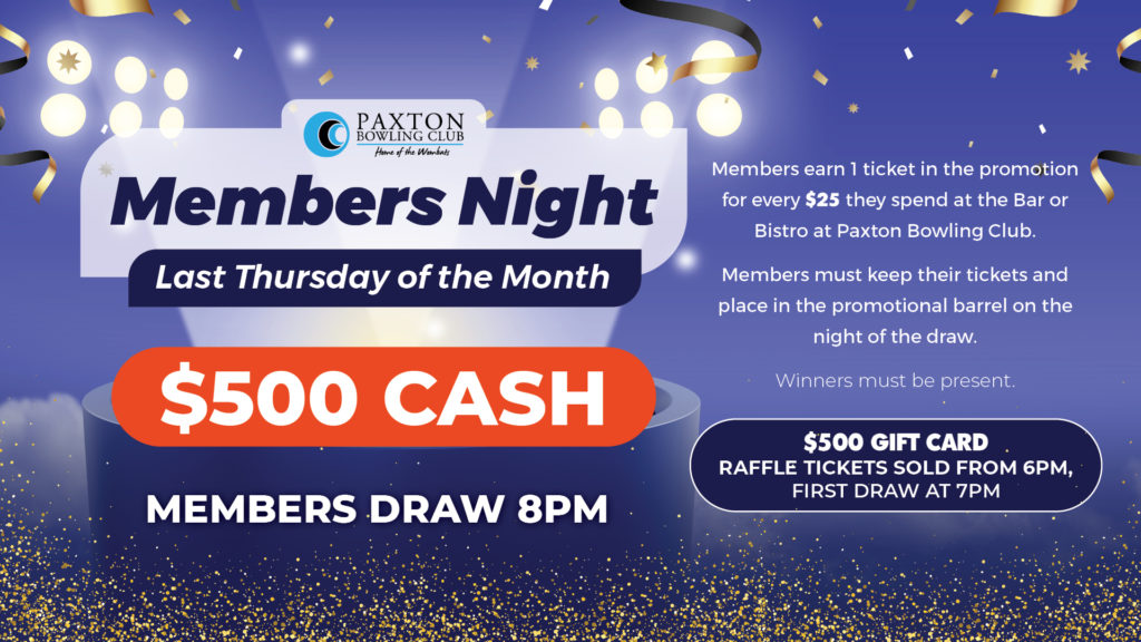 WHAT'S ON - Paxton Bowling Club